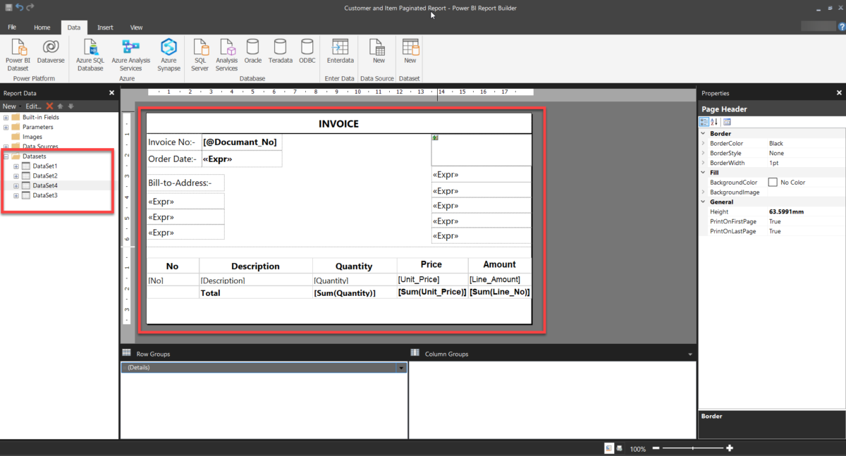 Mastering Sales Reporting: Creating Paginated Reports with Detailed ...